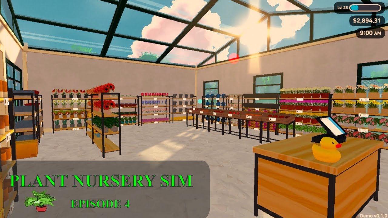 New Flowers & Veggies Added to the Game! / Plant Nursery Simulator DEMO ...