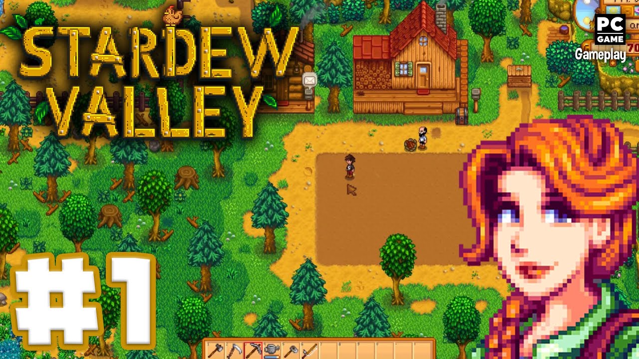 Stardew Valley - Gameplay Walkthrough No Commentary - Part 1 (PC) - YouTube