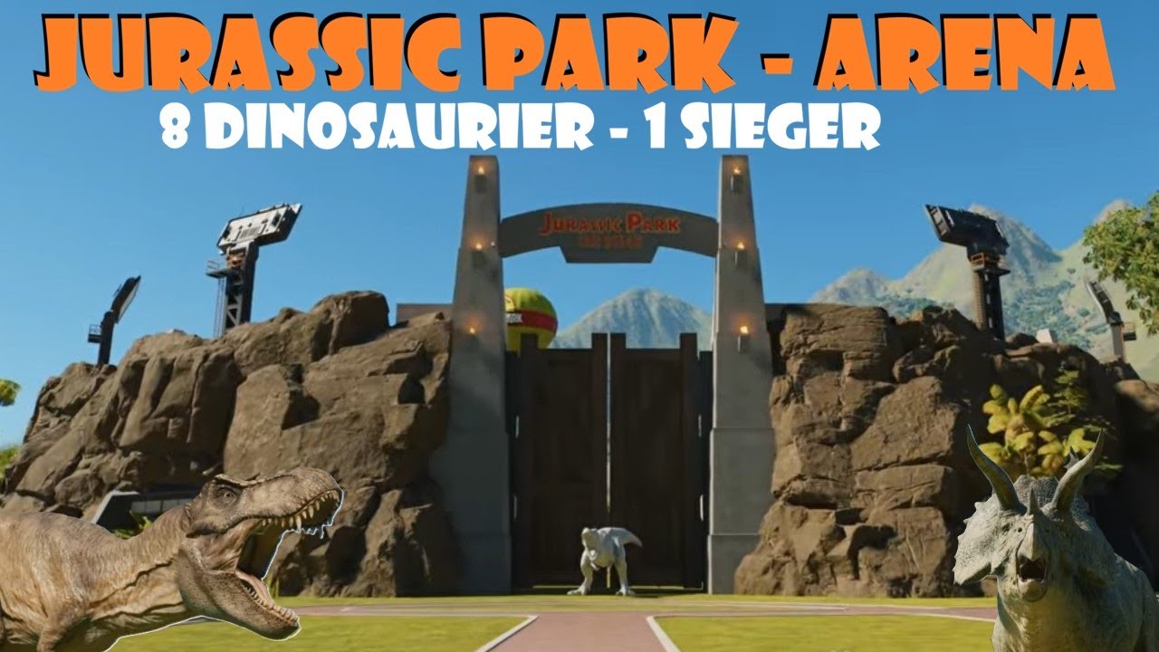Jurassic Park Arena: 8 Dinosaurier, 1 Sieger 🦖 | Jurassic World ...
