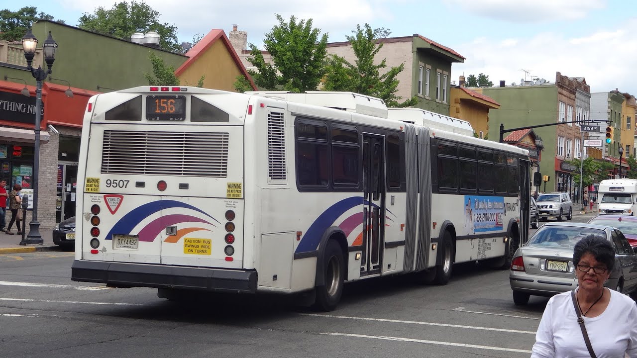 NJT Neoplan AN459 #9507 on the 159 to Fort Lee-Linwood Park (Inside) in ...