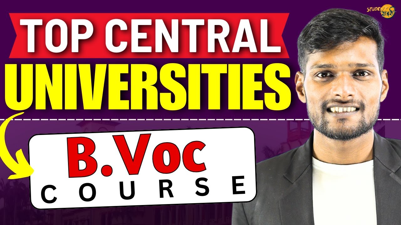 Top Central Universities for B.Voc Course Through CUET 2025 Complete ...