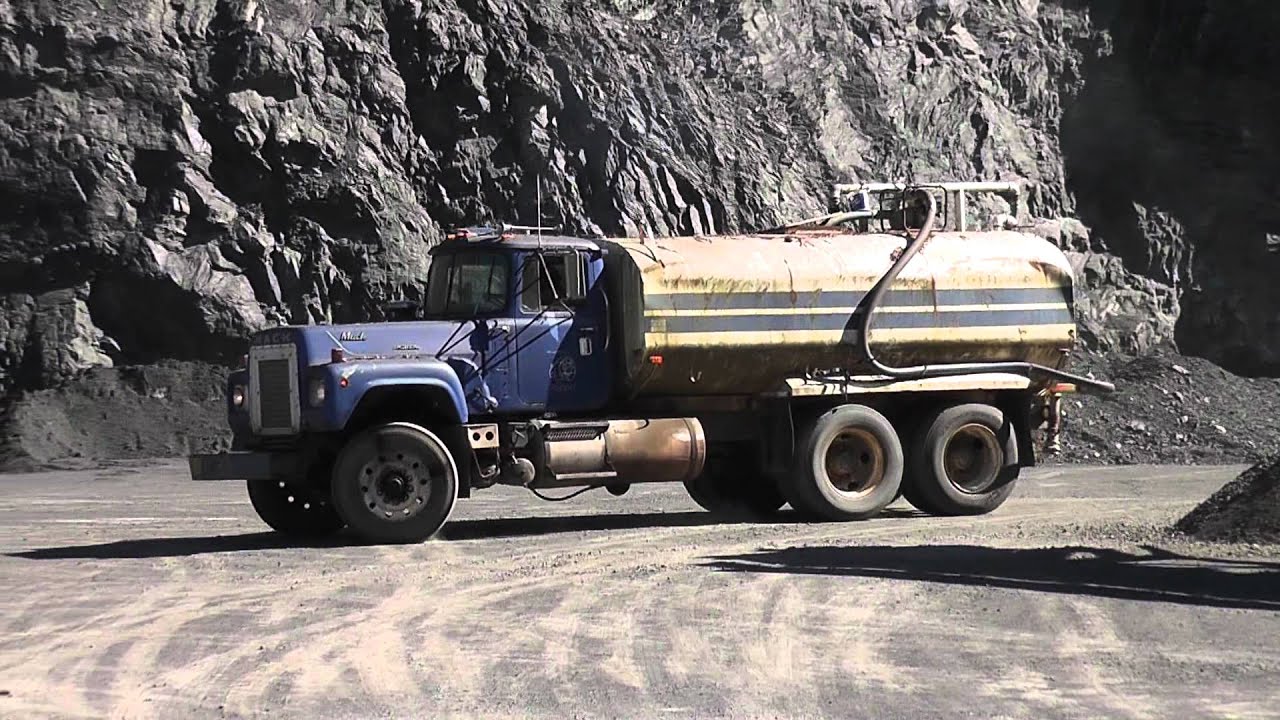 Lot 356 Mack Water Truck - YouTube