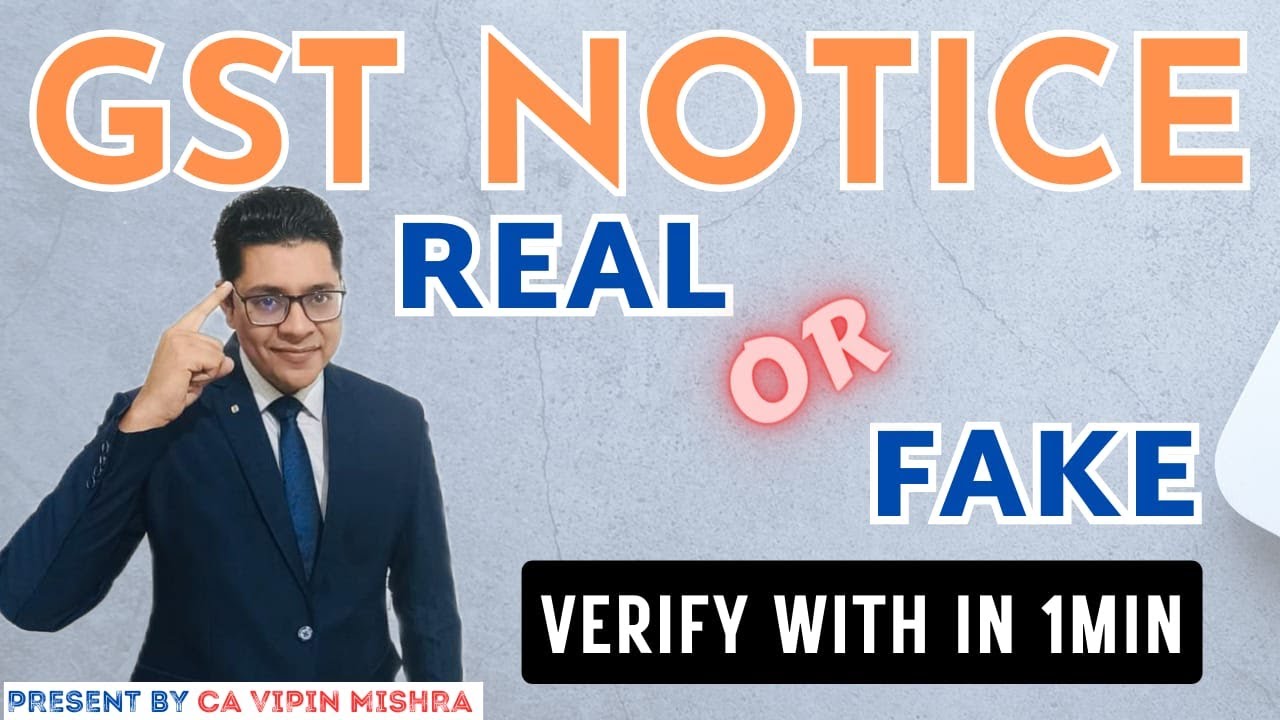 GST NOTICE VERIFY | HOW TO CHECK OFFLINE GST NOTICE 1 MIN| REAL OR FAKE ...