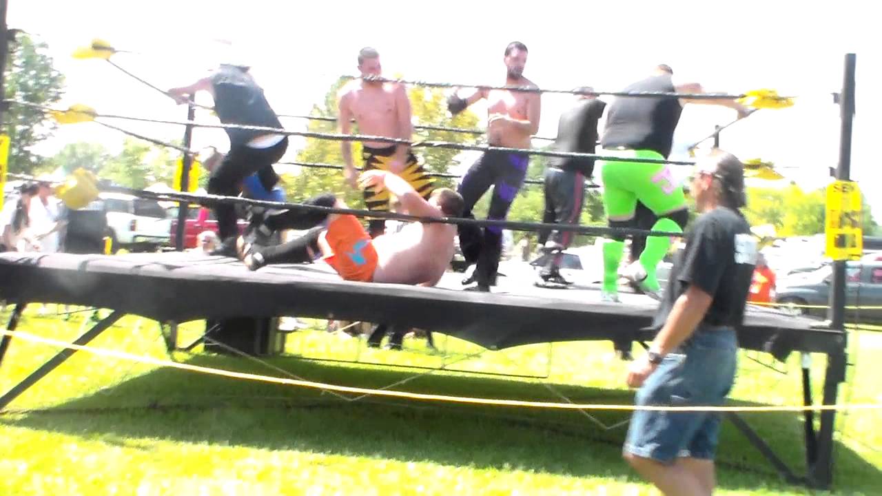Over The Top Rope Battle Royal - YouTube