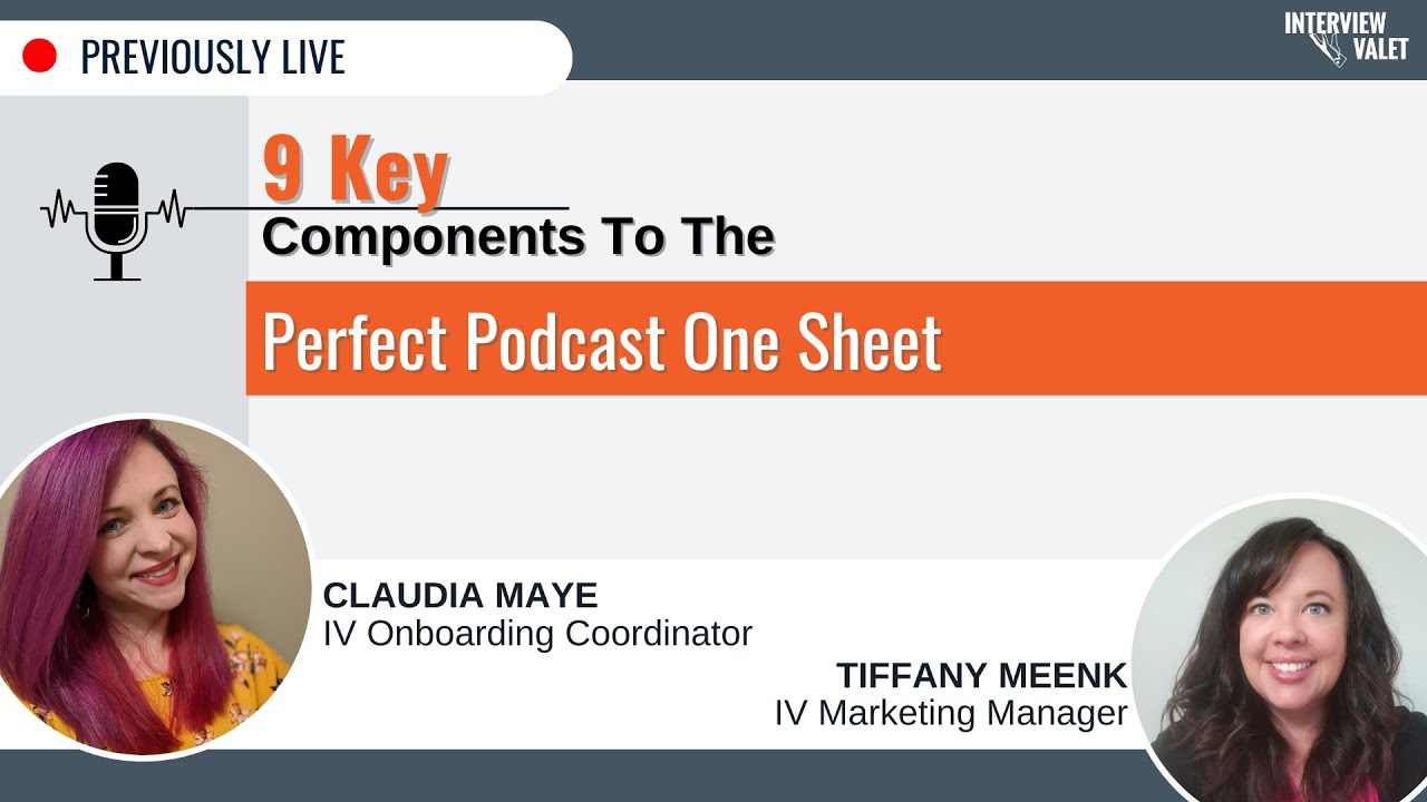 9 Key Components To The Perfect Podcast One Sheet 1 - YouTube