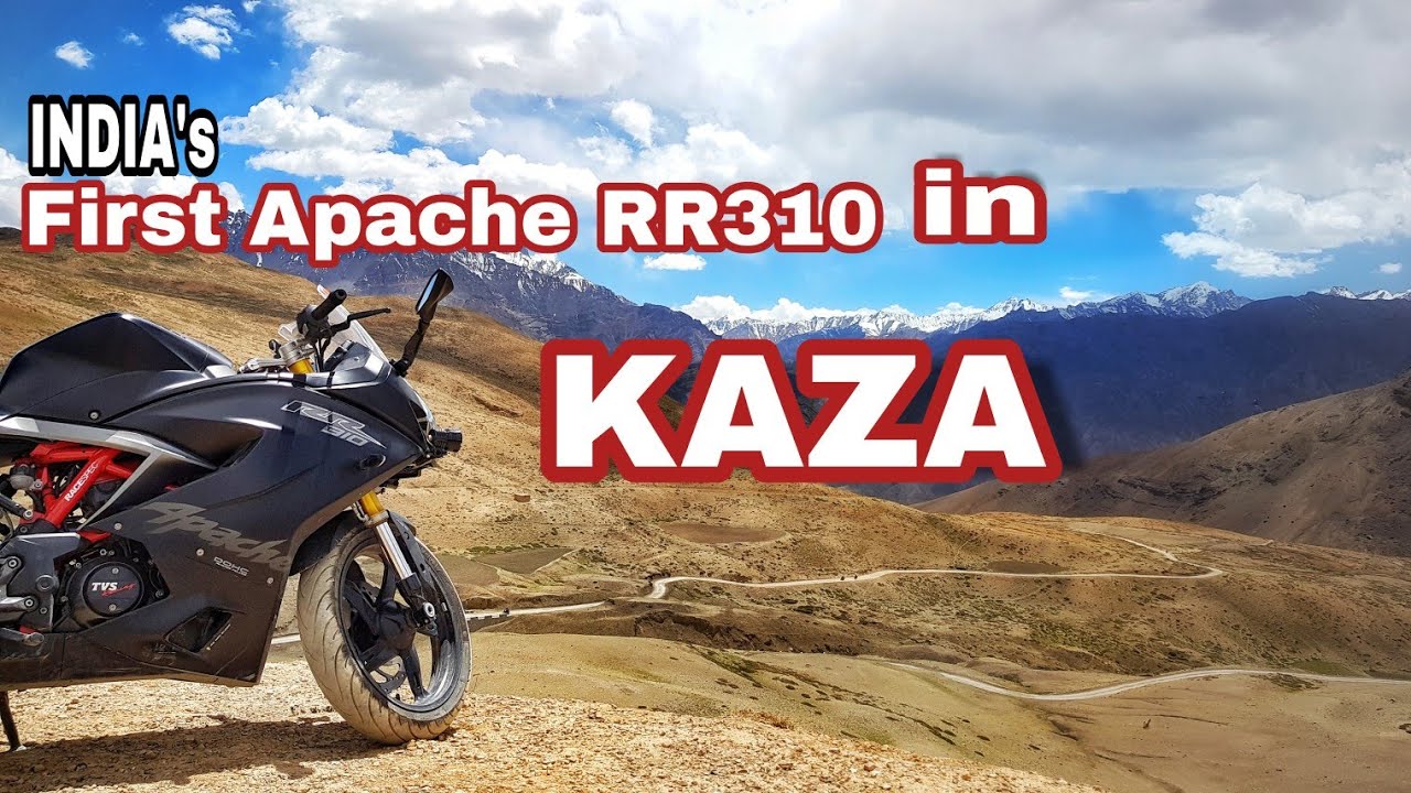 FIRST APACHE RR310 in KAZA | SPITI VALLEY #TVS - YouTube