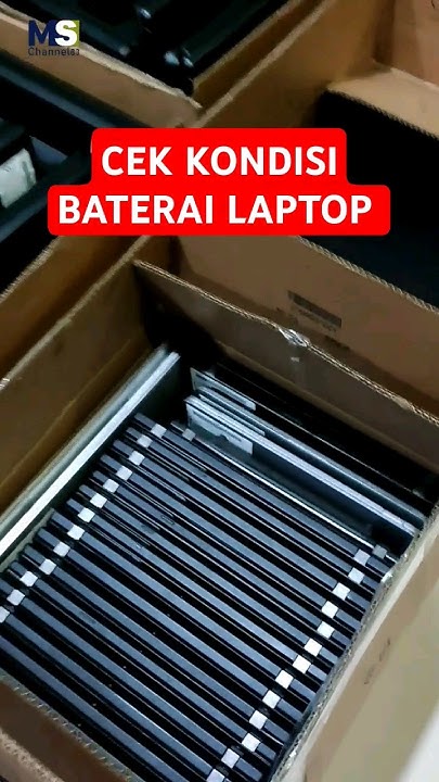 Cara Cek Kondisi Baterai Laptop Dell Masih Bagus atau Tidak - YouTube