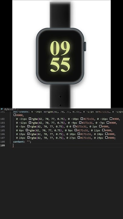 3d Watch In Css😍programming Coding Css Htmlcss Shorts Trending