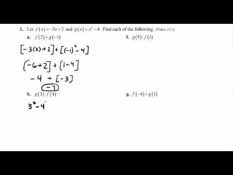 Math 253 Algebra of Functions Part I - YouTube