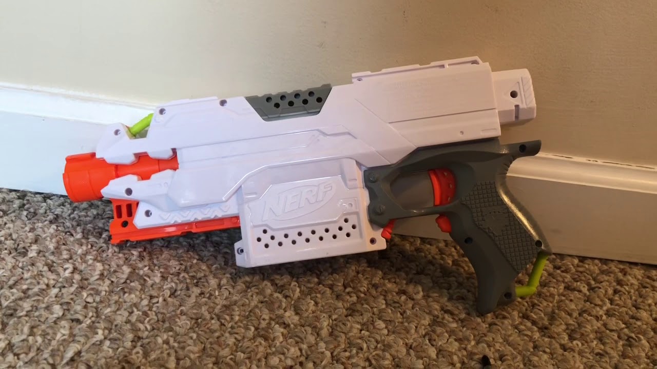 Nerf stryfe lock removal mod guide - YouTube