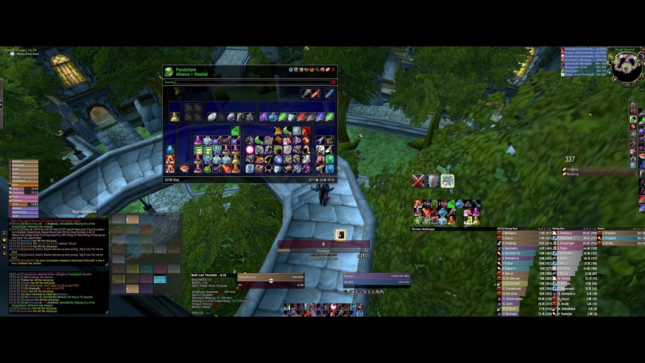 WoW Classic - AQ40 GDKP Warrior Tank - YouTube