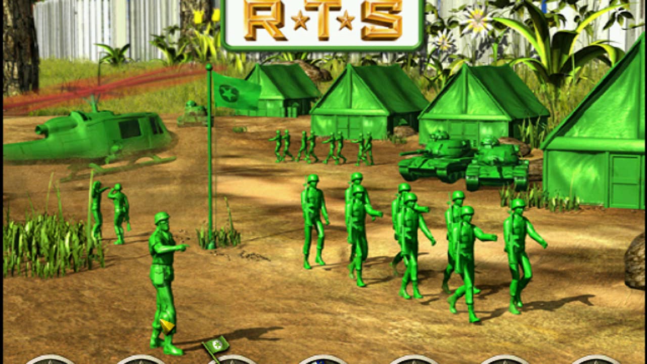 Trik Komputer cara setting game army men rts - YouTube