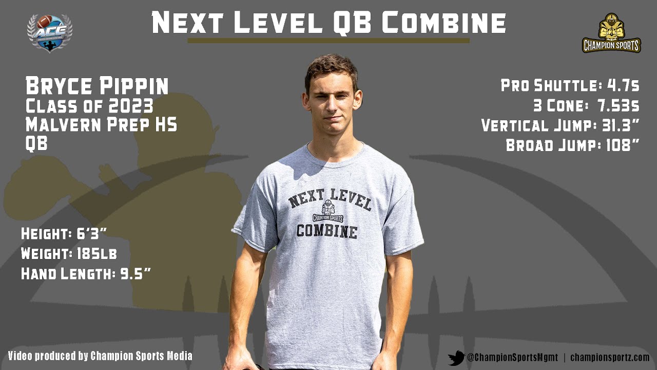 Bryce Pippin | Class of 2023 | QB Combine - YouTube