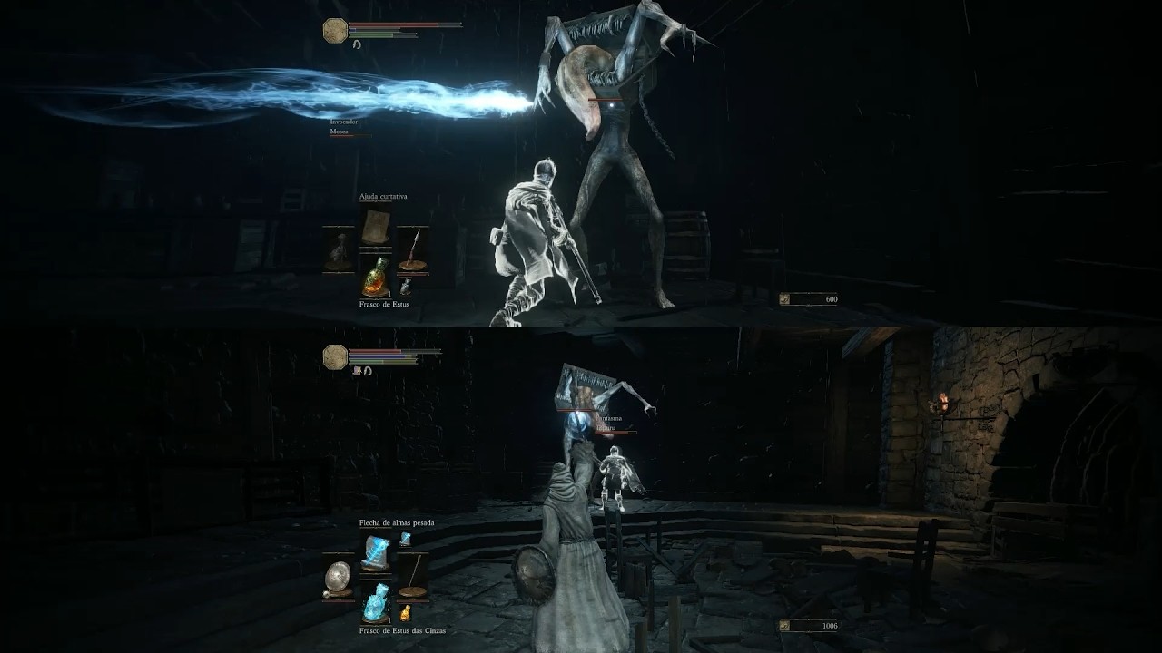 Dark Souls 3 Split Screen Gameplay #darksouls #coop #multiplayer # ...