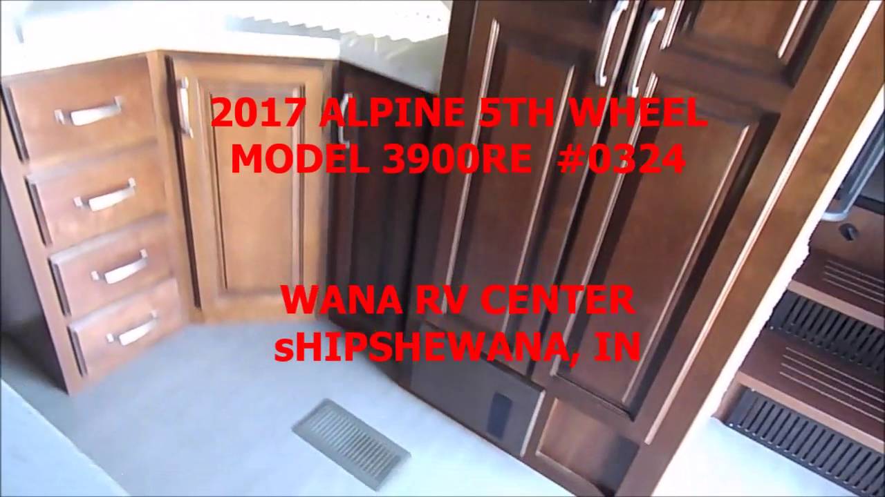 2017 ALPINE 3900RE 0324 5TH WHEEL - YouTube