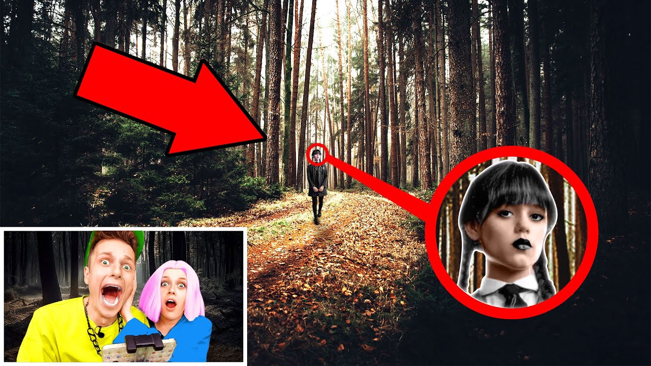 WE FOUND HER! Wednesday Addams got caught in REAL LIFE ! - YouTube