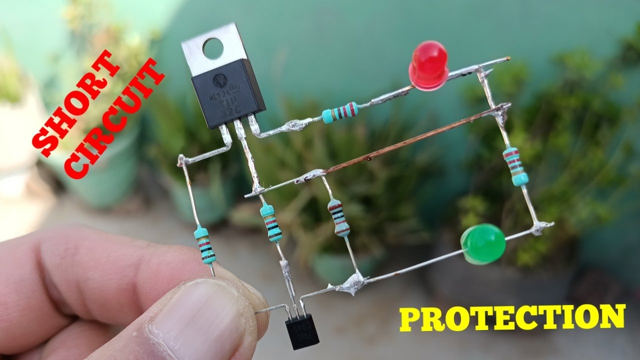 DIY SHORT CIRCUIT PROTECTION WITH LED INDICATOR - YouTube