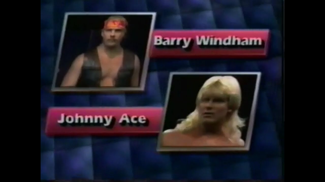 Johnny Ace vs Barry Windham Saturday Night June 9th, 1990 - YouTube