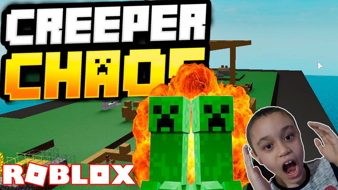 SOBREVIVA AO ATAQUE DE CREEPERS NO ROBLOX!! (Creeper Chaos) - YouTube