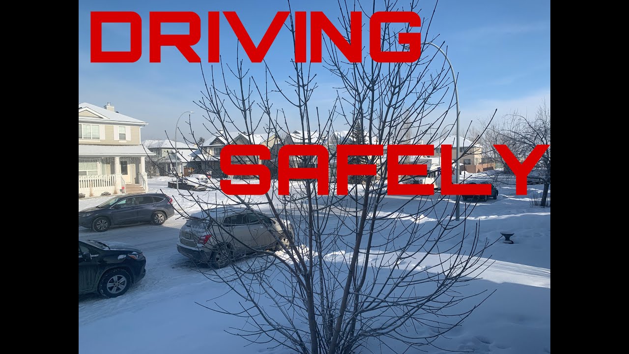 Driving Safely to Work | Snow | Winter | - YouTube