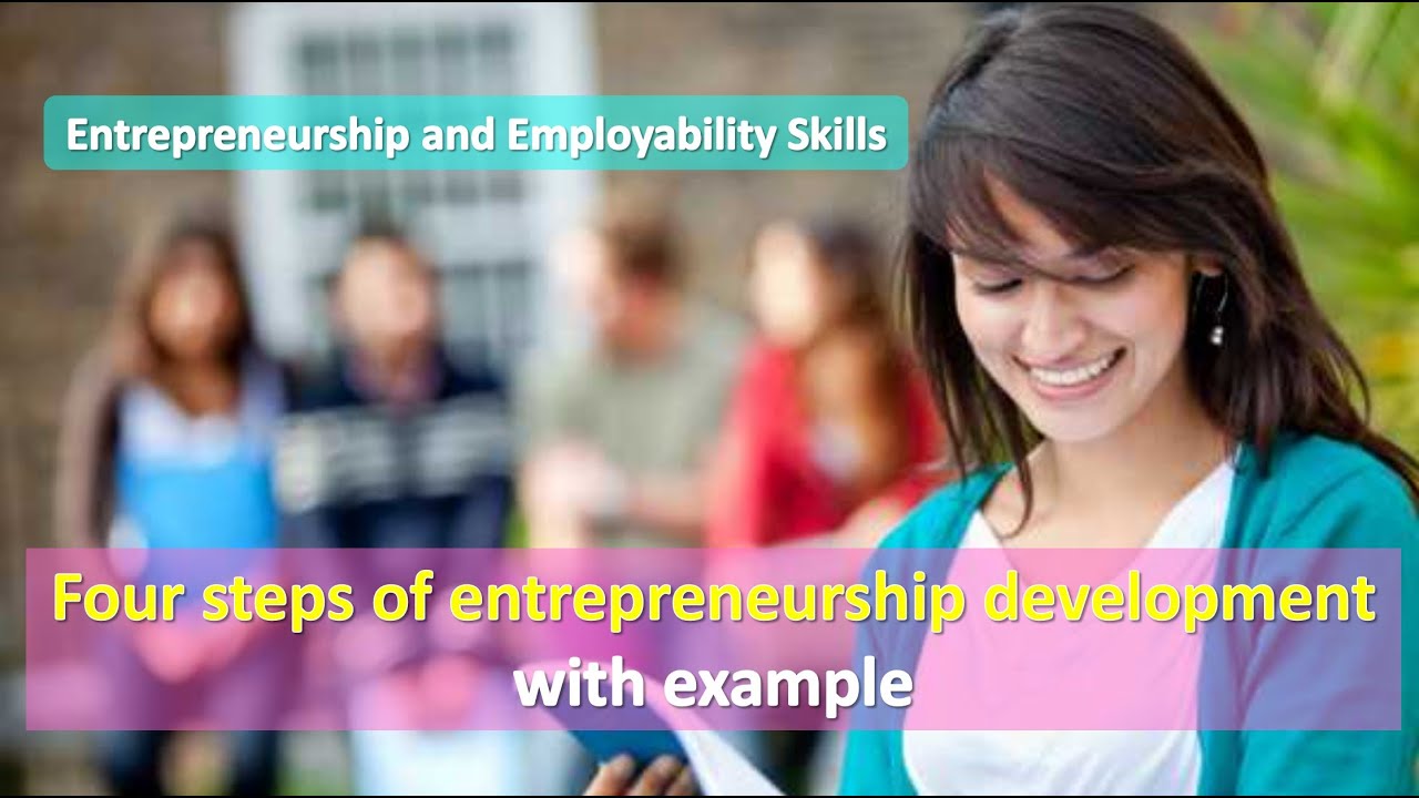 What are Four steps of entrepreneurship development with example - YouTube