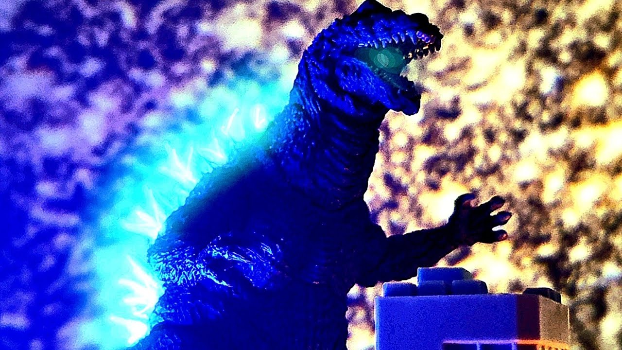 godzilla 2001 roar/ growl/ yellow lightning test animation - YouTube