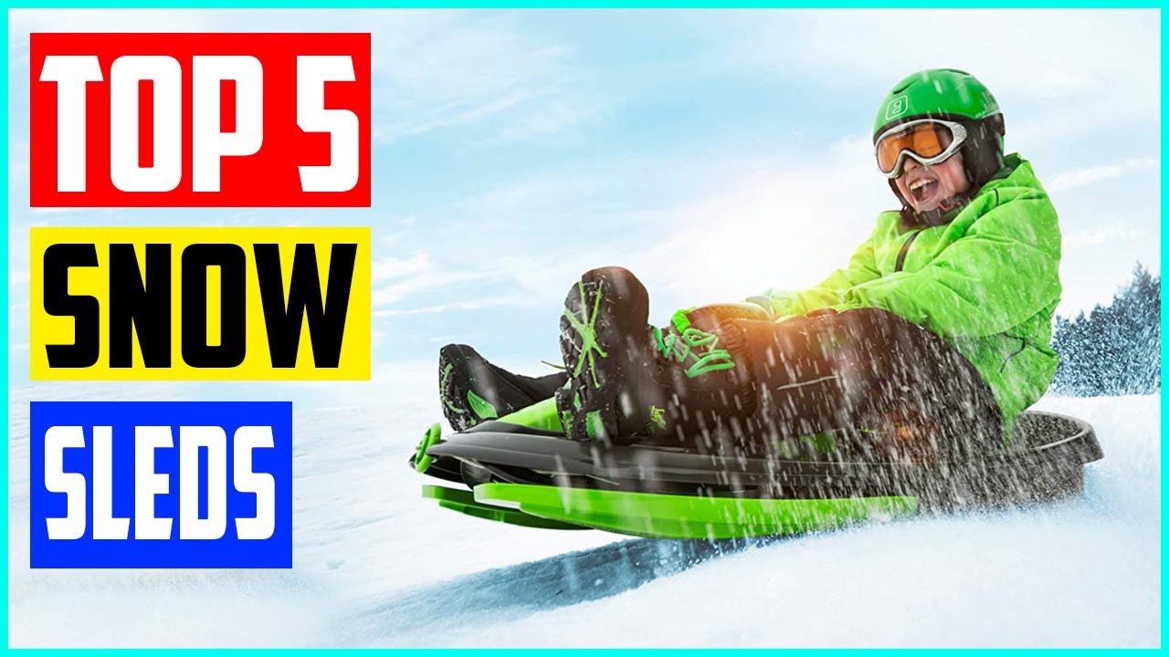 The 5 Best Snow Sleds 2021 top 5 picks - YouTube