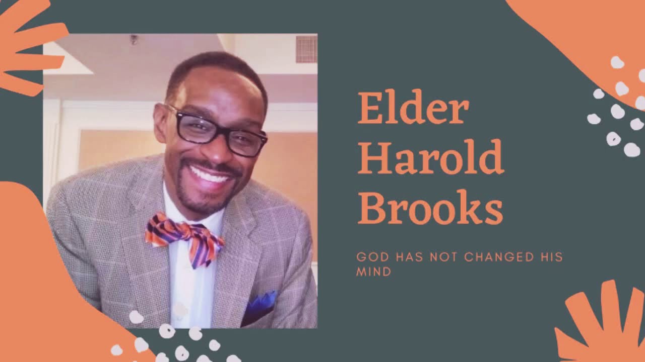 Elder Harold Brooks - God Has Not Changed His Mind 7/6/2014 - YouTube