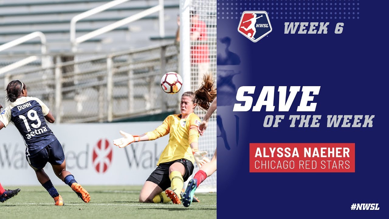 Week 6 Save of the Week | Alyssa Naeher | NWSL 2018 - YouTube