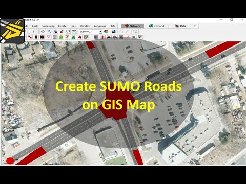 SUMO NetEdit Part 2.3: Create SUMO Road on GIS Map - YouTube