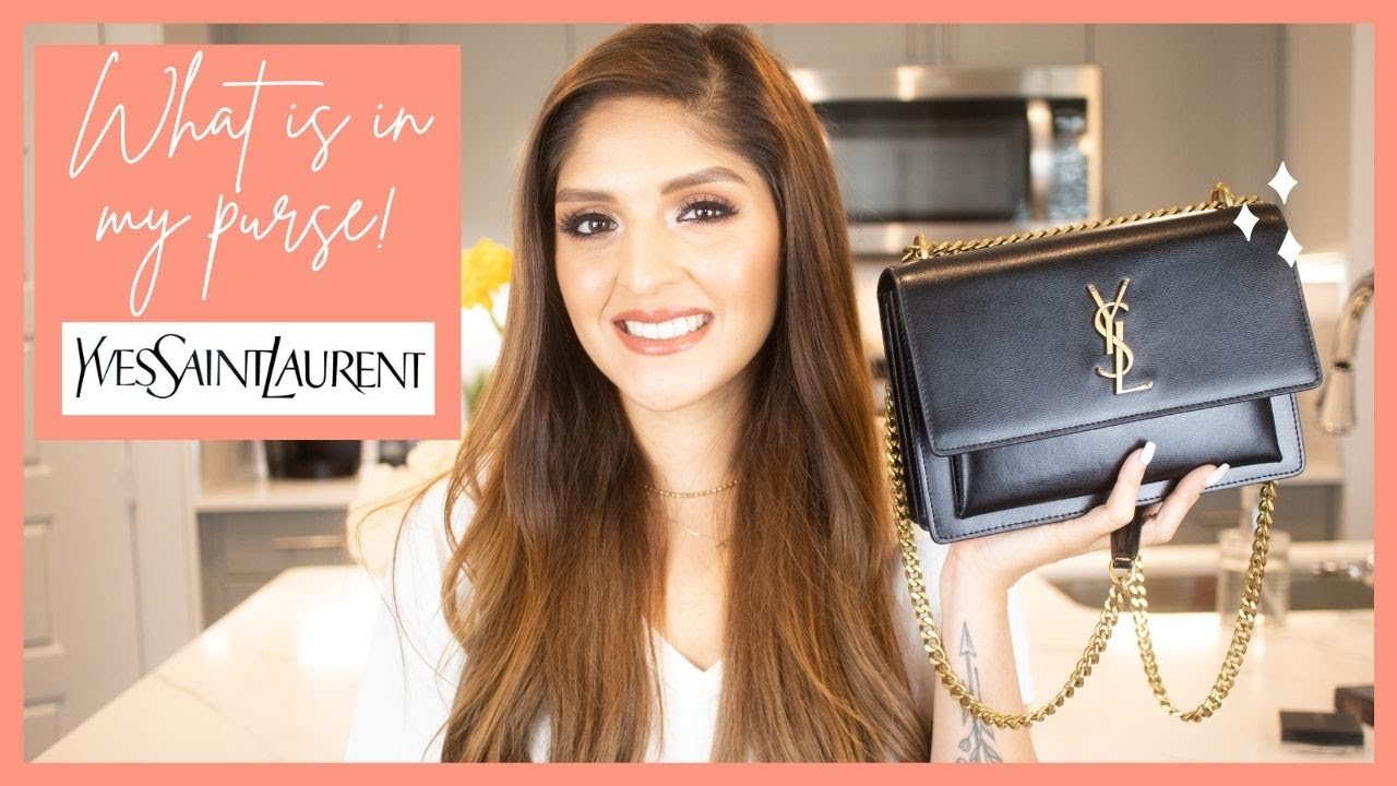 WHAT’S IN MY YSL SUNSET BAG| IS IT WORTH IT??| WHAT FITS INSIDE - YouTube