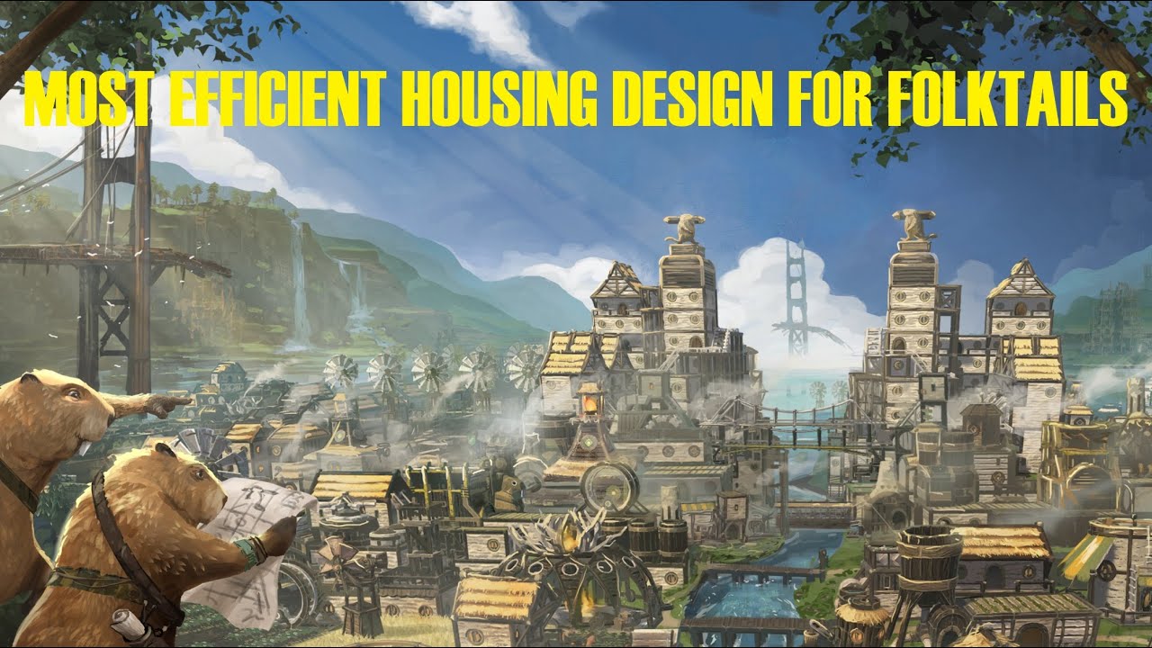 Timberborn update 6/7 tutorial – The most efficient residential block ...