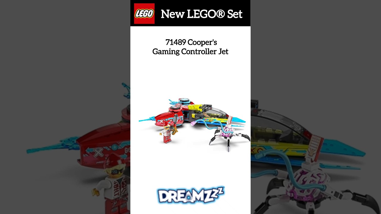 New LEGO® Set - 71489 Cooper's Gaming Controller Jet - YouTube