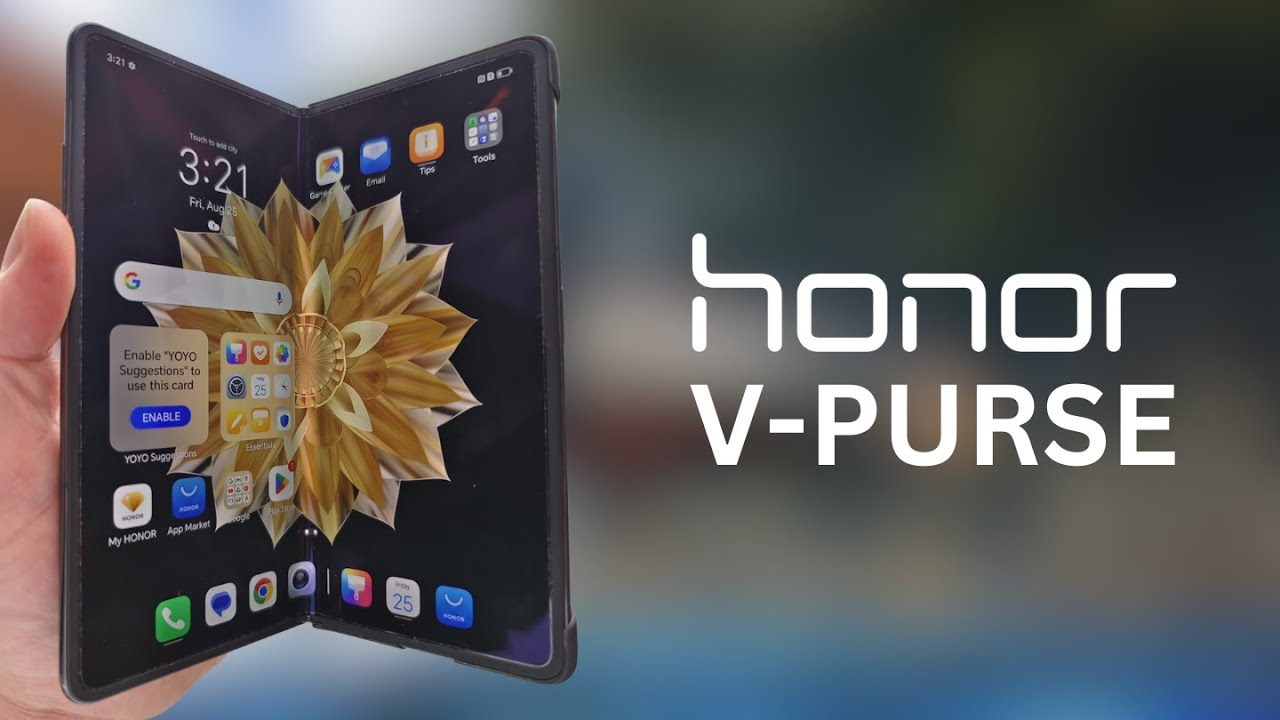 Honor V Purse - WOW THIS IS FUTURE - YouTube