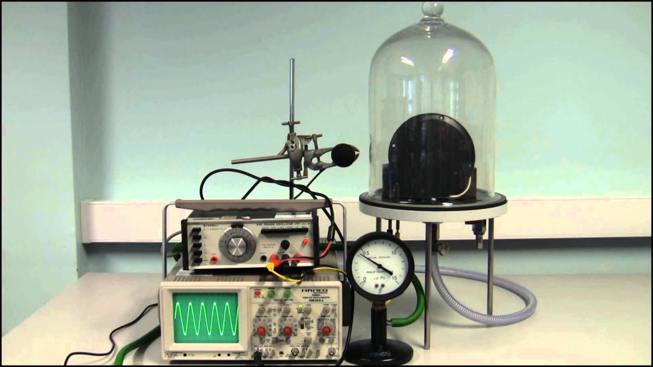 Loudspeaker in a Bell Jar - YouTube