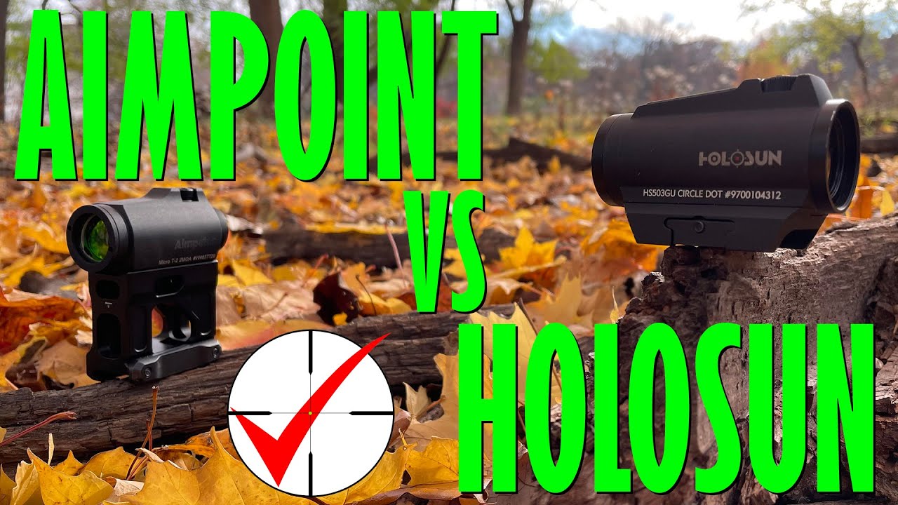 Holosun HS503GU vs Aimpoint T-2 Micro (with Night Vision) - YouTube