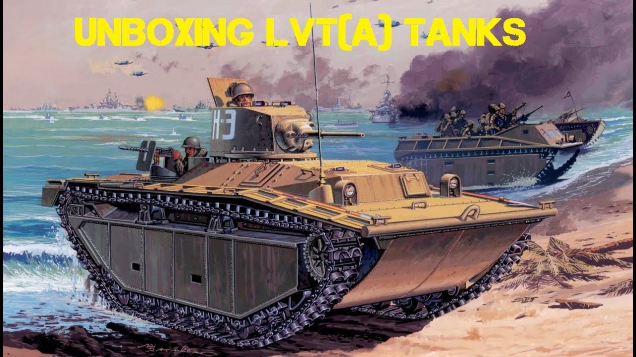 Unboxing Battlefront's new LVT (A) 1 & 4 for Flames of War Pacific ...