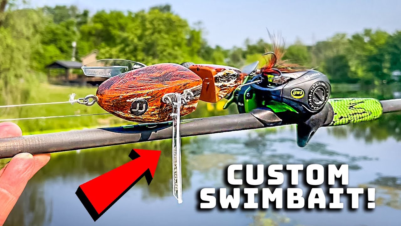 Homemade Swimbait POND FISHING! ("100 Ponds" Ep. 21) - YouTube