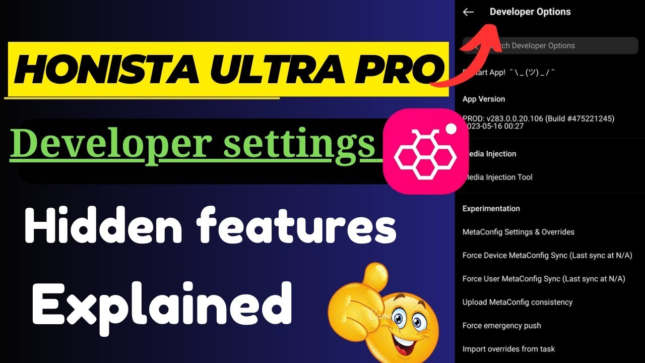 Honista v7.1 New Developer Settings | Honista iPhone Story Settings ...
