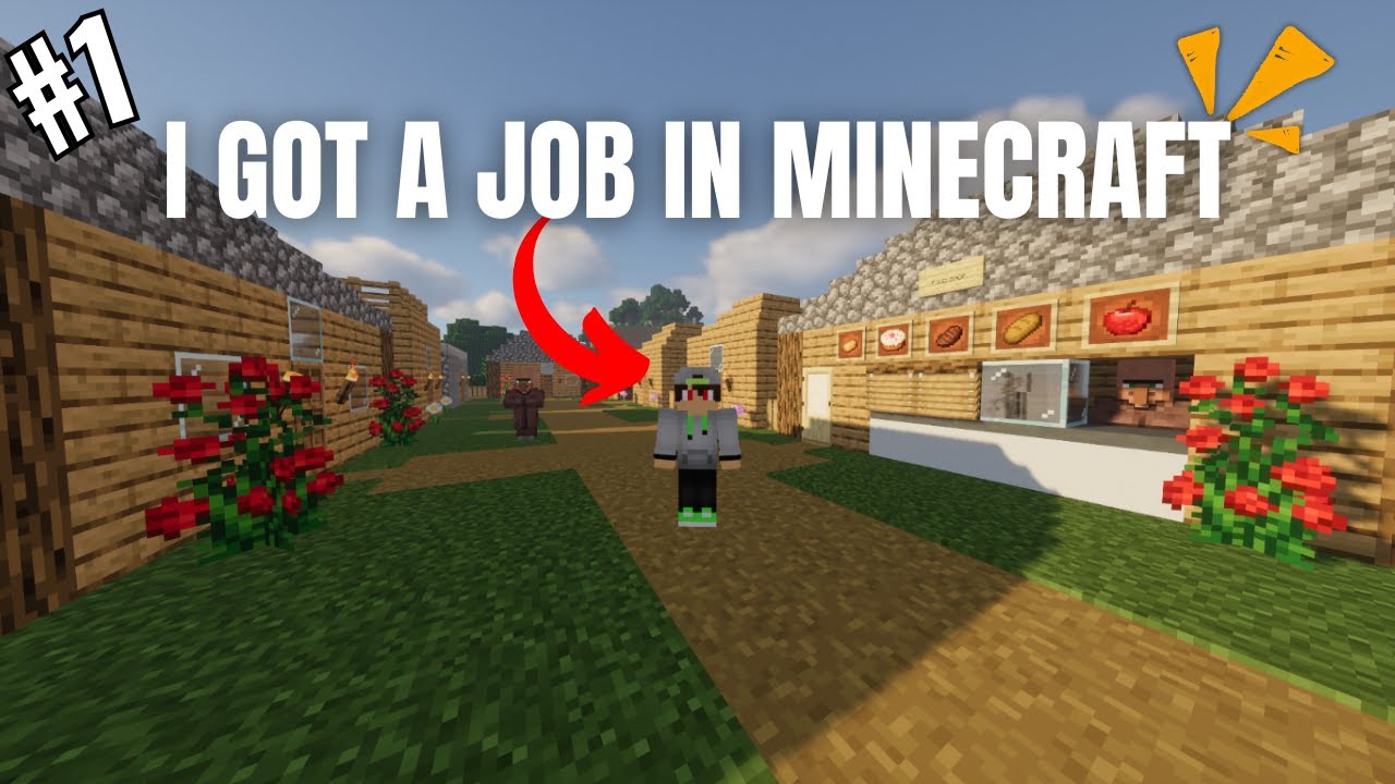 I Got A Job In Minecraft (PART 1) | EPIC SERIES #trending #roleplay # ...