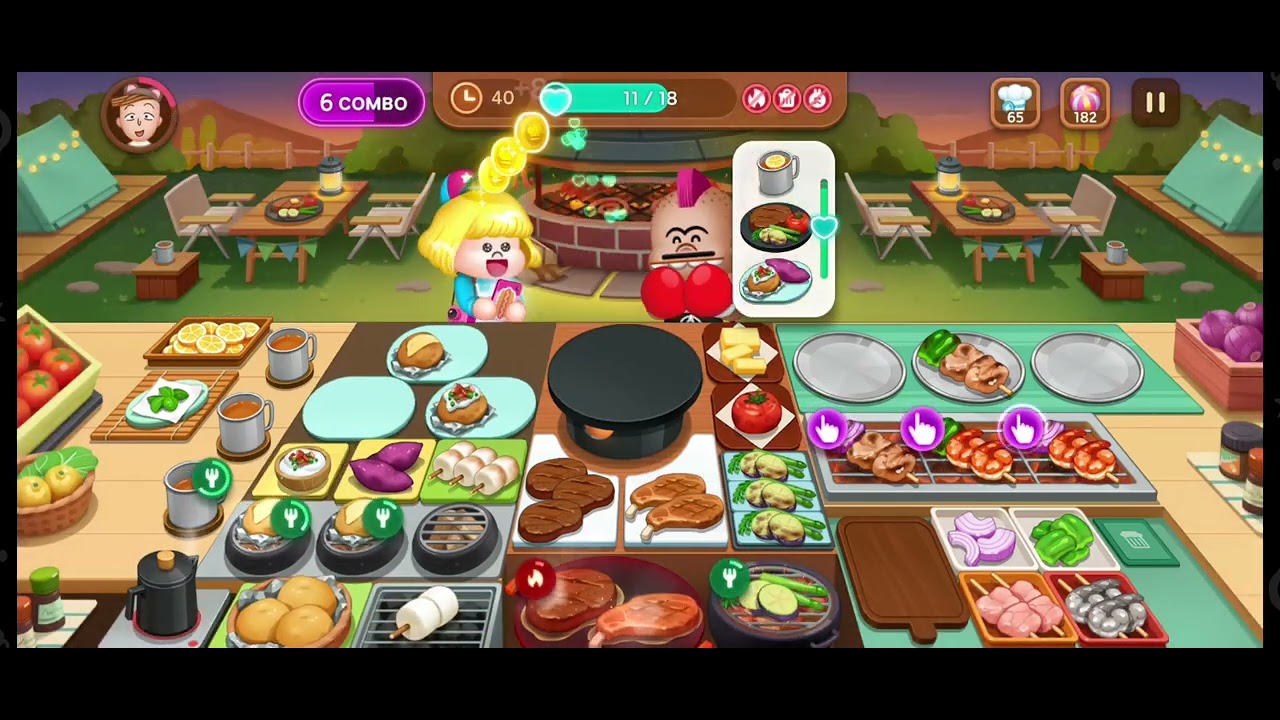[LINE CHEF] Campfire Grill Special Party Save point - YouTube