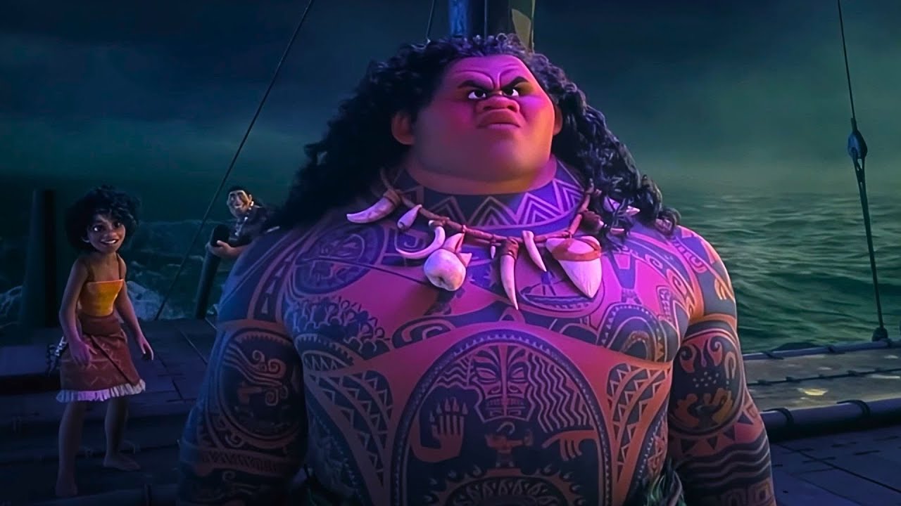 moana with team vs powerful purple storms scene moana 2 - YouTube