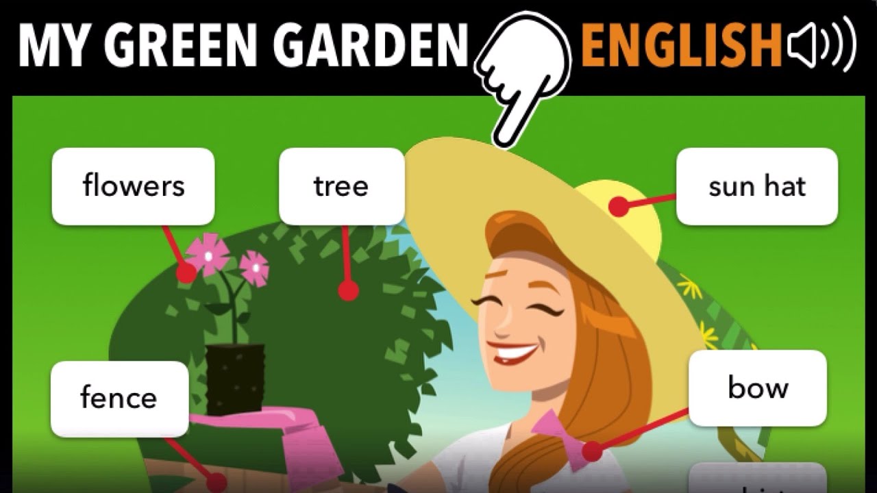 MY GREEN GARDEN - English Lesson - YouTube