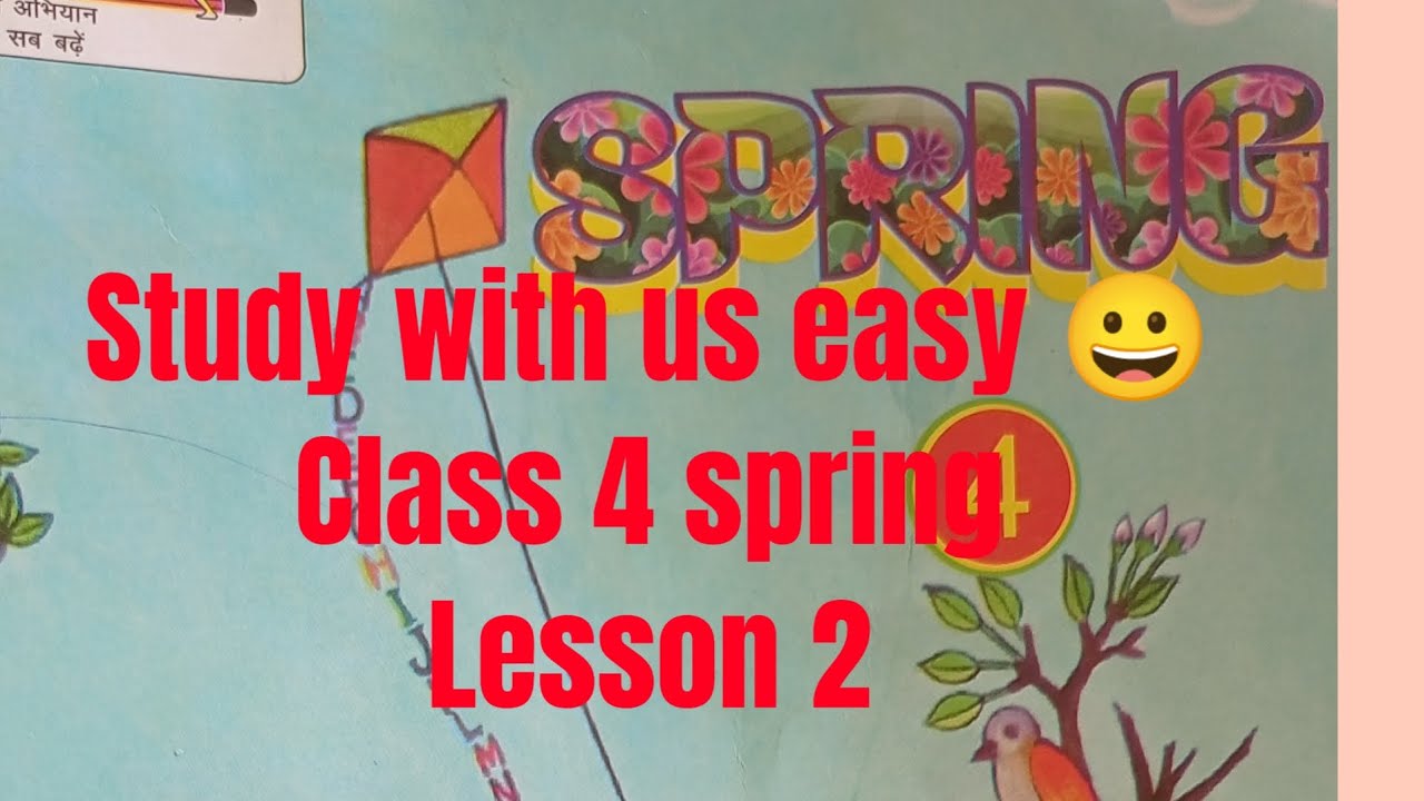 class 4 lesson 2 spring drawing competition - YouTube