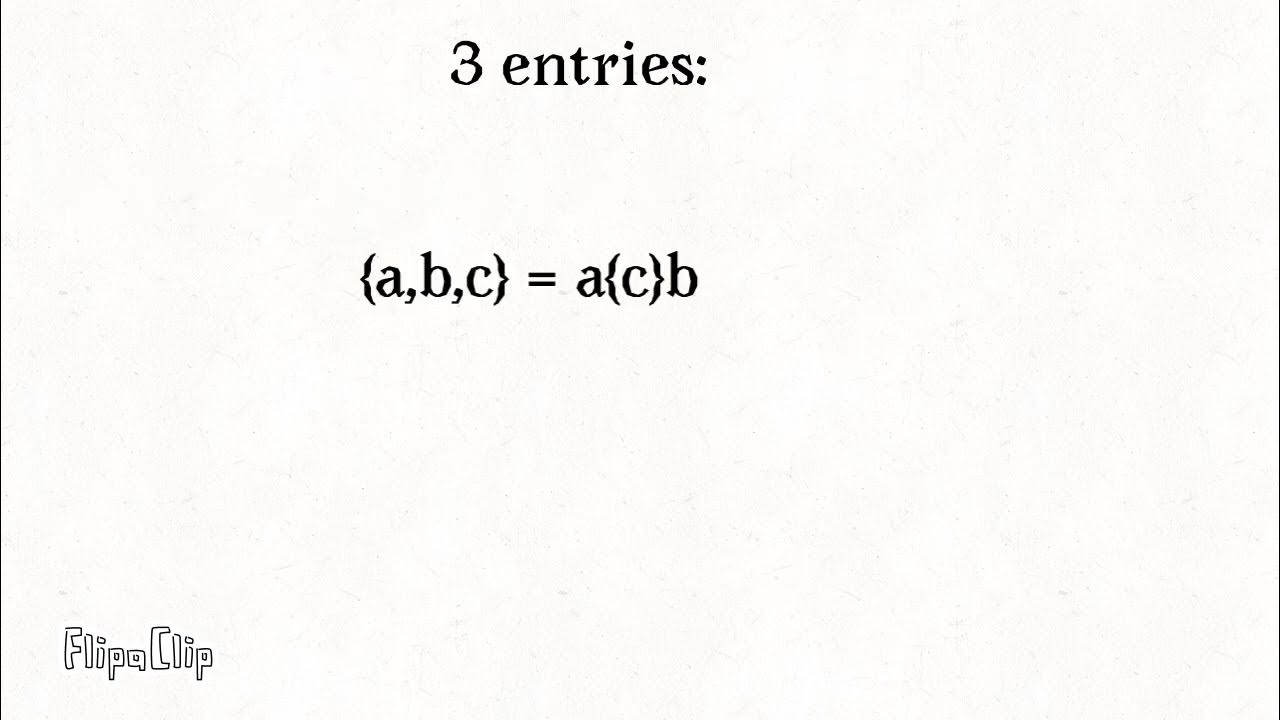 Bird’s array notation 5 entries explained! (Part 1) - YouTube