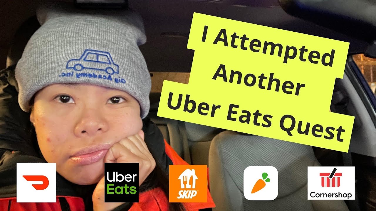 I Attempted Another Uber Eats Quest | Uber Eats, DoorDash, SkipTheDishes Multi-app Ridealong ...