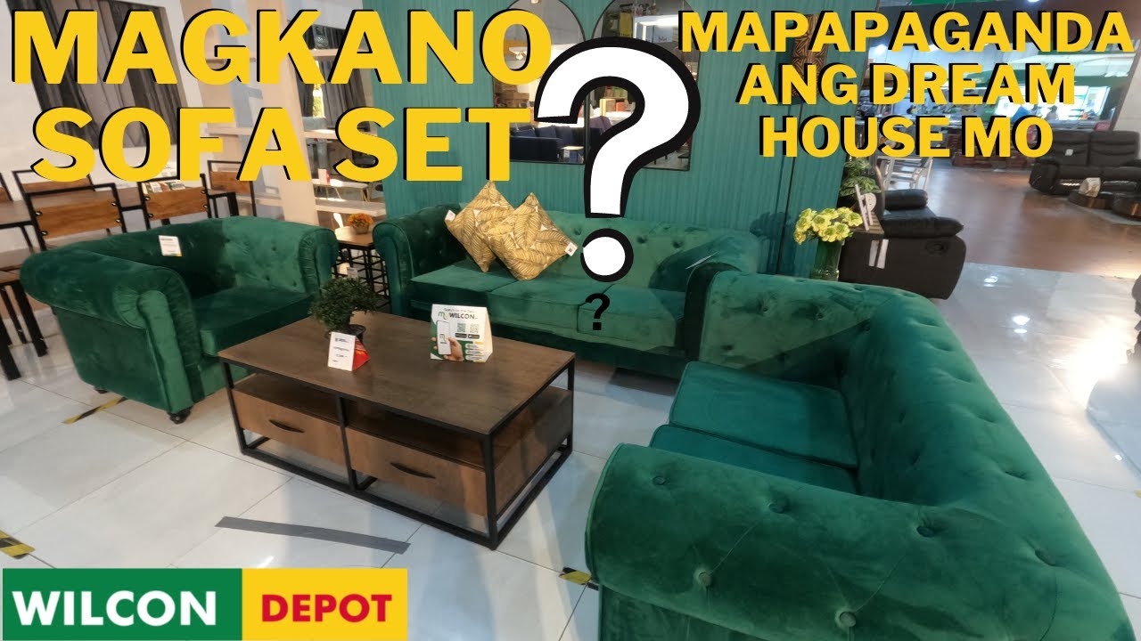 MAGKANO ANG SOFA SET FOR YOUR LIVING ROOM sa WILCON - YouTube