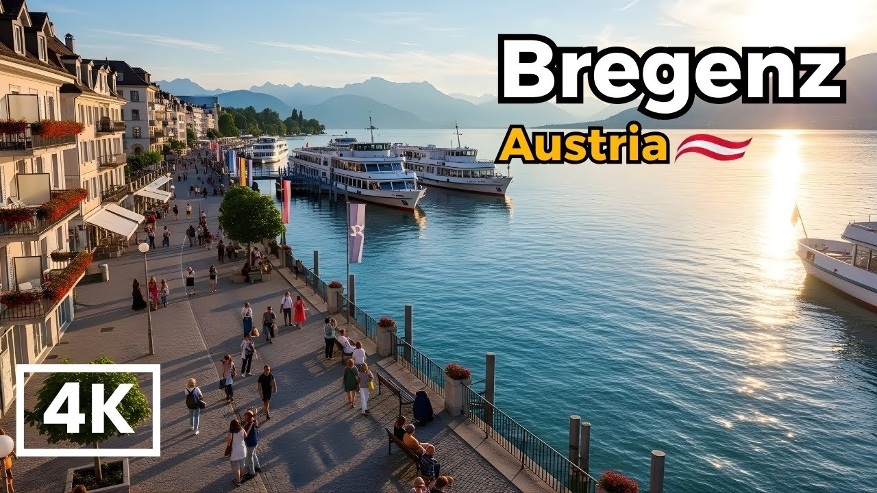 bregenz, Austria 🇦🇹 The Most Beautiful City in Alpes ☀️ 2025 - 4K ...
