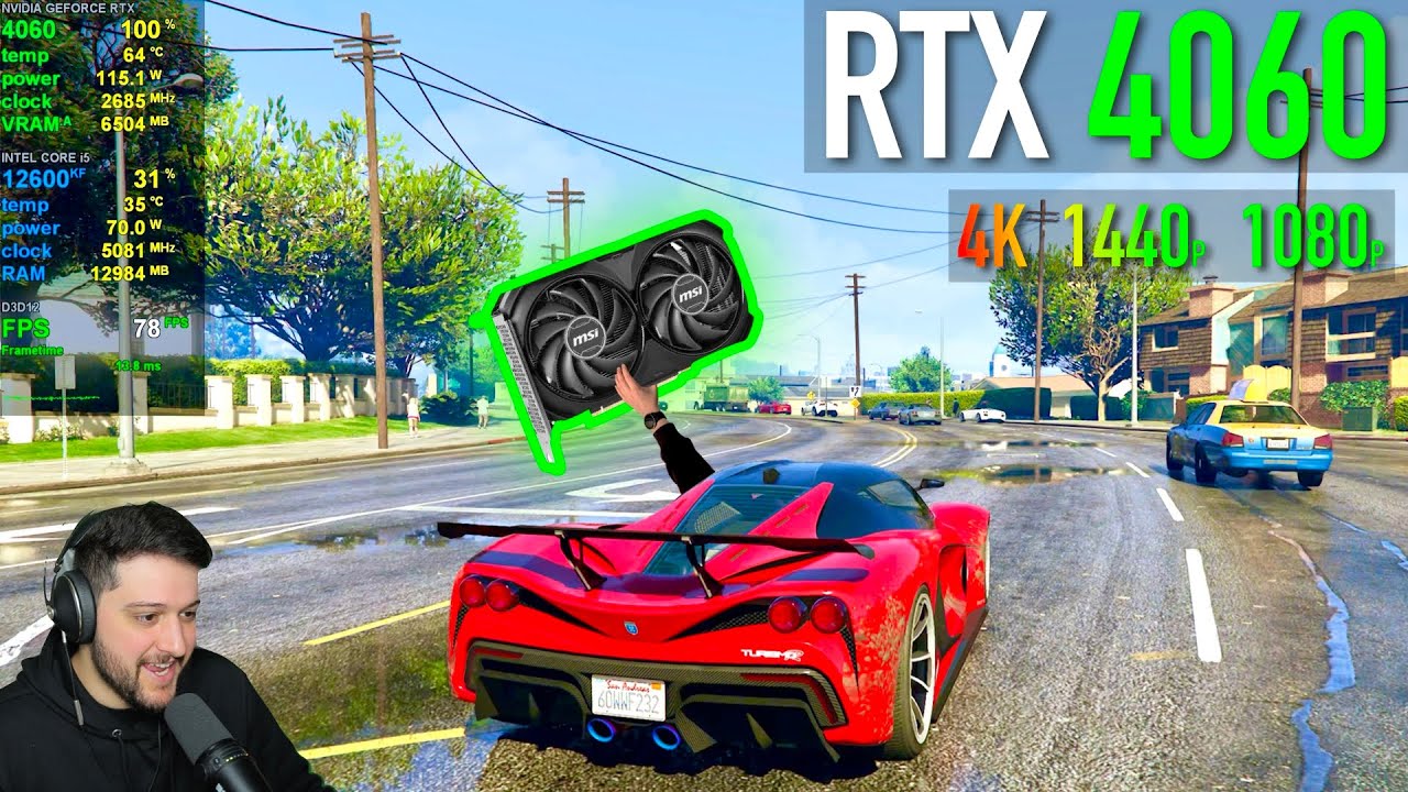 The RTX 4060 in GTA 5 Enhanced with Ray Tracing! - YouTube