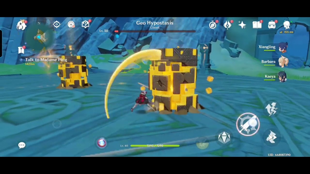 GENSHIN IMPACT (HOW TO DEFEAT GEO HYPOSTASIS) @Chellan_vlogs - YouTube